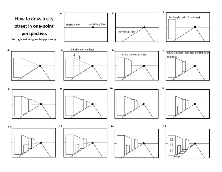 Linear Perspective Worksheets