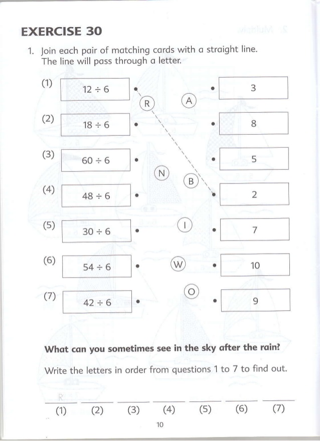Primary 3 Maths Worksheets