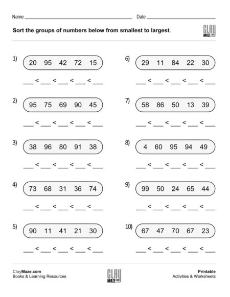 Sorting | Free Worksheets Samples