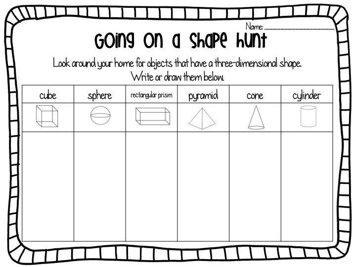 Ship Shape First Grade | Free Worksheets Samples