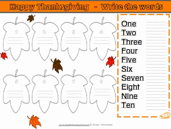 Algebra 1 Thanksgiving Worksheets
