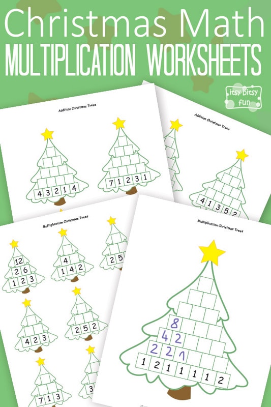 Christmas Math Worksheets Multiplication Tree | Free Worksheets Samples