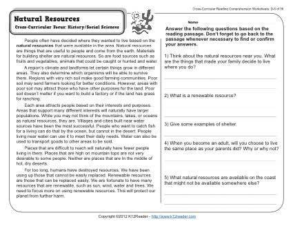 Natural Selection Worksheets Middle School