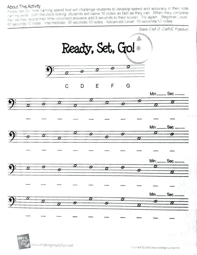 Free Solfege Worksheets