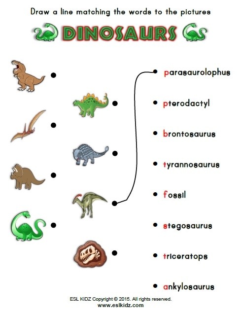 Dinosaur | Free Worksheets Samples