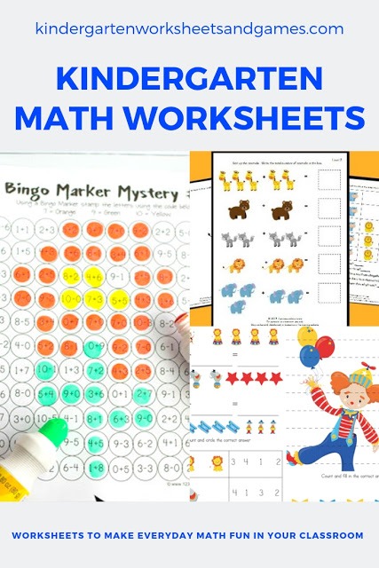 Free Kindergarten Math Worksheets â Kindergarten Worksheets And Games ...