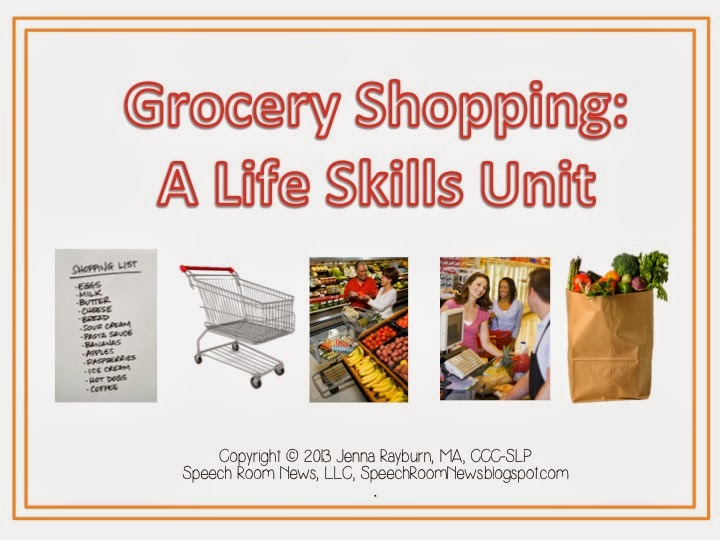 Grocery Shopping Life Skills Unit | Free Worksheets Samples