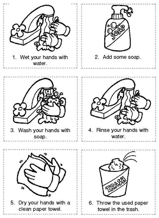 Hand Washing Worksheets