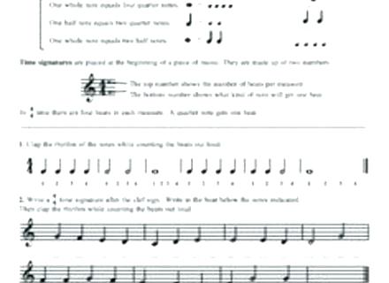 Printable Music Worksheets