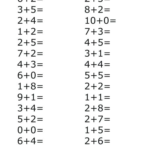 Kindergarten Math Worksheets Pdf