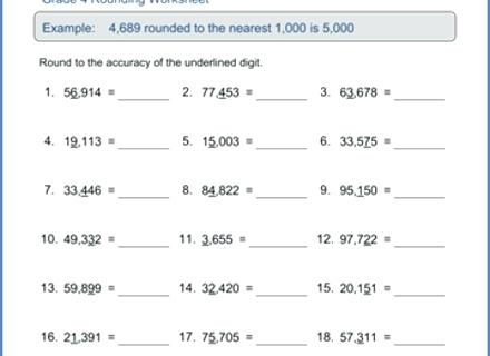 Place Value Worksheets Grade Grade Place Value Grade 4 Place Value ...