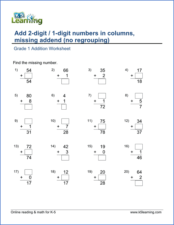 Free Printable Elementary Math Worksheets | Free Worksheets Samples
