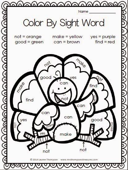 Thanksgiving Worksheets First Grade