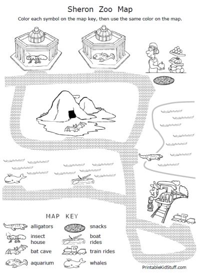 Introduction To Map Keys | Free Worksheets Samples