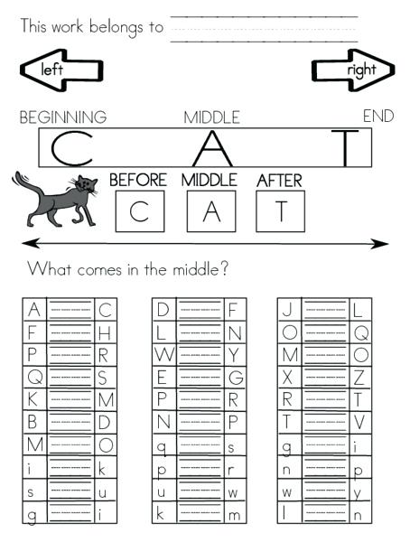 Alphabet Sequence Worksheet For Kindergarten Lesson Planet Free | Free ...