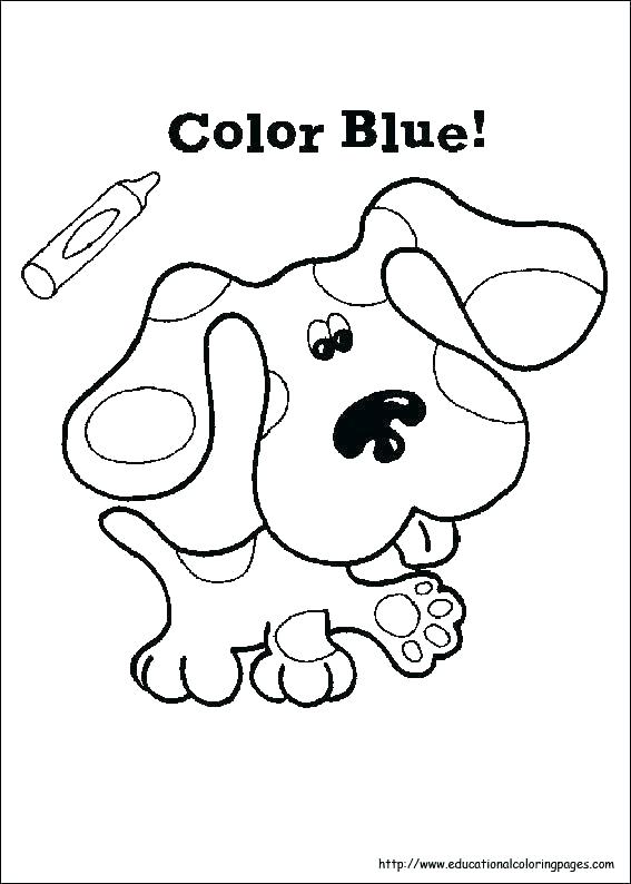 Blue Color Worksheets Preschool