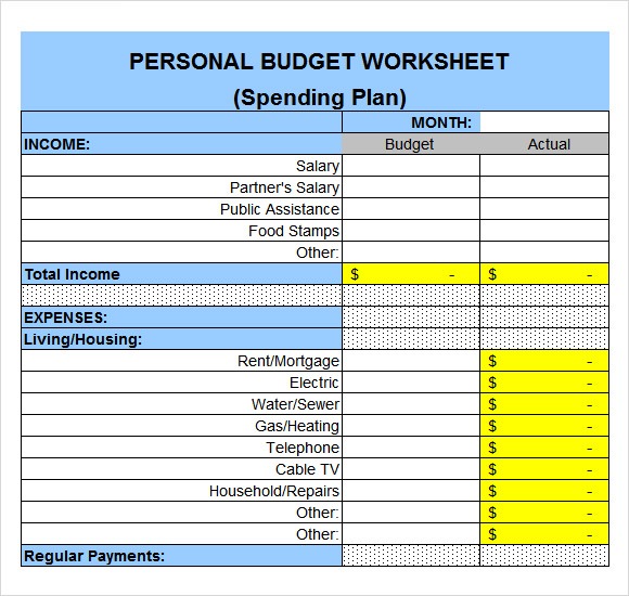 Sample Expense Sheet | Free Worksheets Samples