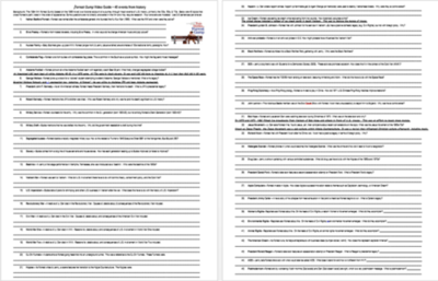 Forrest Gump Worksheets