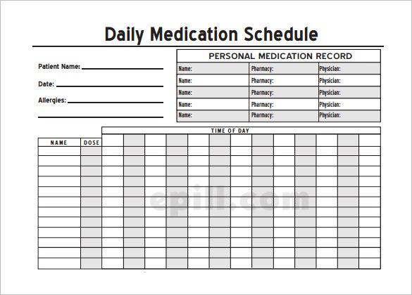 Medication Management Worksheets Pdf