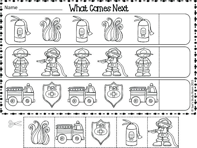 C Juniors Fire Drill Worksheets Kindergarten Free Fire Safety | Free ...