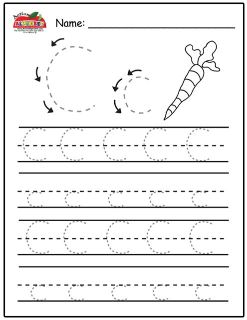 Letter C Worksheets For Pre-k