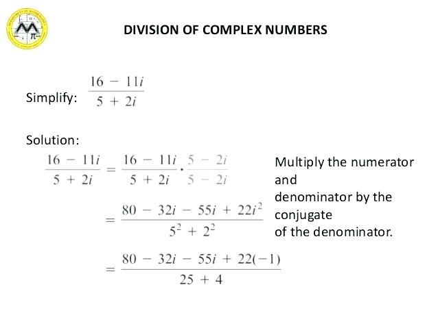 Multiplying Complex Numbers Worksheet â So | Free Worksheets Samples