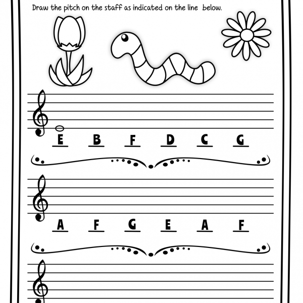 Treble Clef Worksheets