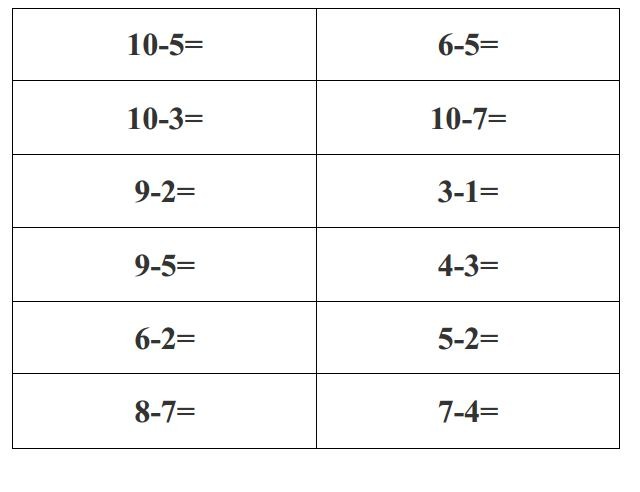 Math Worksheets Addition And Subtraction Very Easy To Print | Free ...