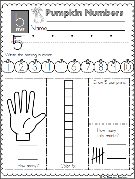 Free Pumpkin Math Worksheet | Free Worksheets Samples