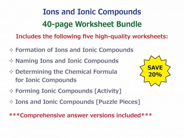 Worksheet Naming Ionic Compounds Worksheet Answer Key Quiz | Free ...