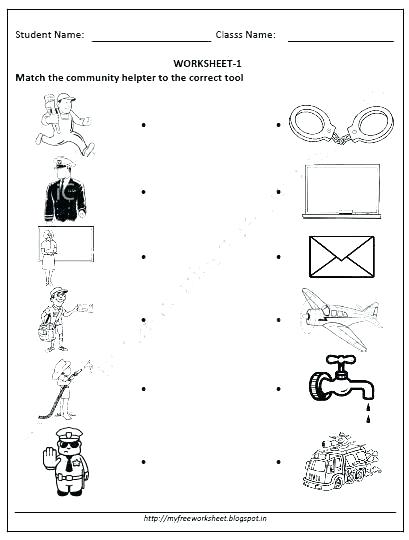 Skills Worksheets For Kids Practice Students Class Kindergarten | Free ...
