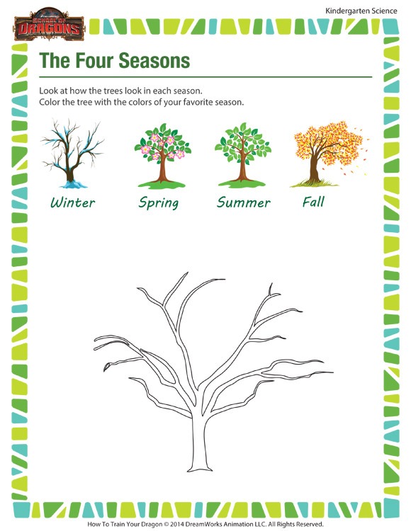 The Four Seasons | Free Worksheets Samples