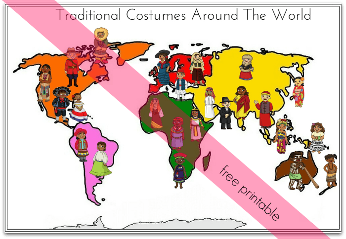 Children Of The World Multicultural Activities For Kids | Free ...