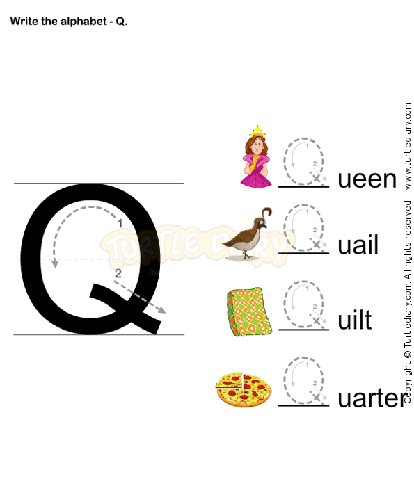 Letter Writing Q | Free Worksheets Samples