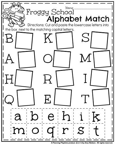 Learning Abc Worksheets For Kindergarten | Free Worksheets Samples