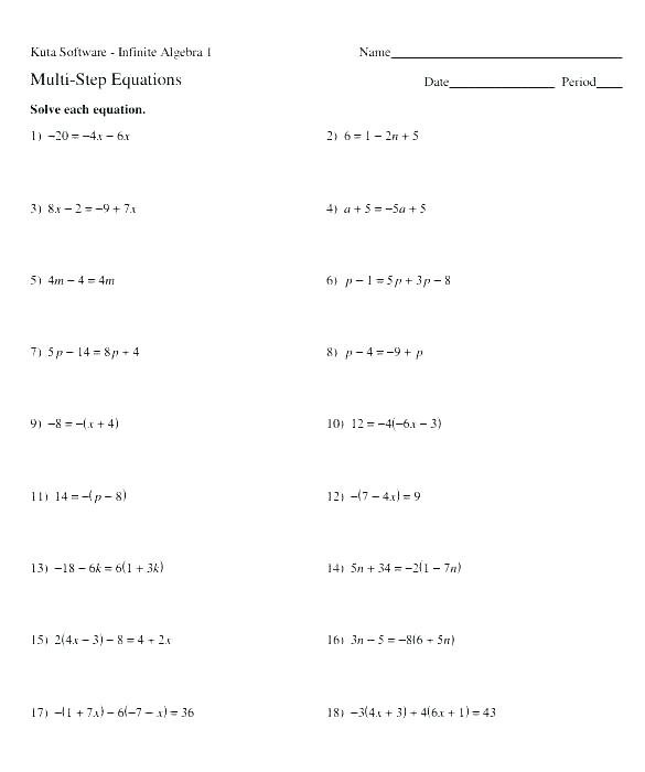 Math Worksheets For High School Algebra Fun Algebra Worksheets Fun ...