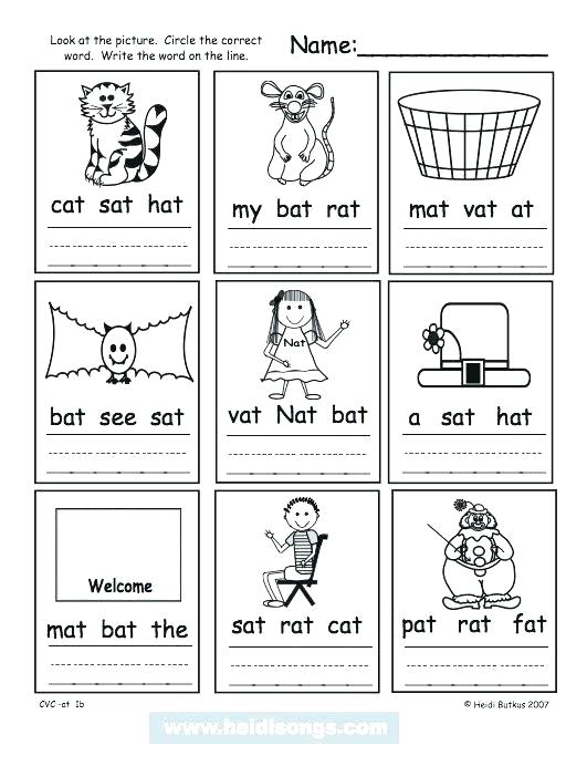 3 Letter Words Worksheets