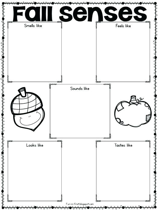 Fall Worksheets For First Grade