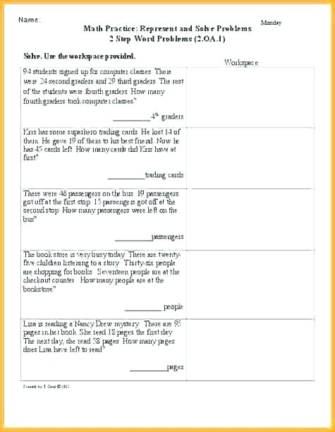 Kindergarten Math Problem Solving Activities Words Math Problems | Free ...