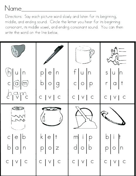 Short Vowel Double Consonant Worksheets | Free Worksheets Samples